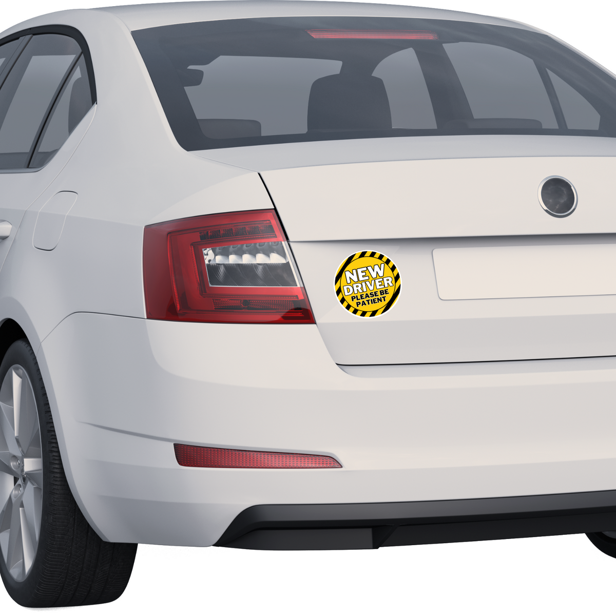 New Driver Car MAGNET, Please Be Patient Student Driver Warning Sign ...