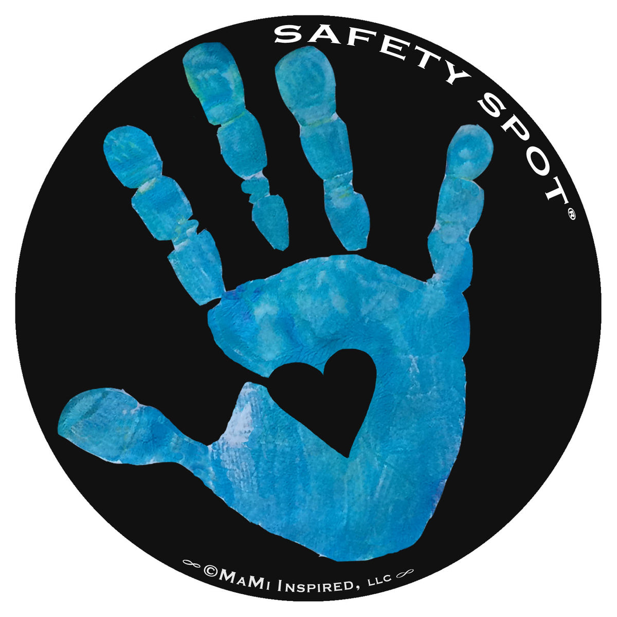 Safety Spot ™ MAGNET - Kids Handprint for Car Parking Lot Safety - Han