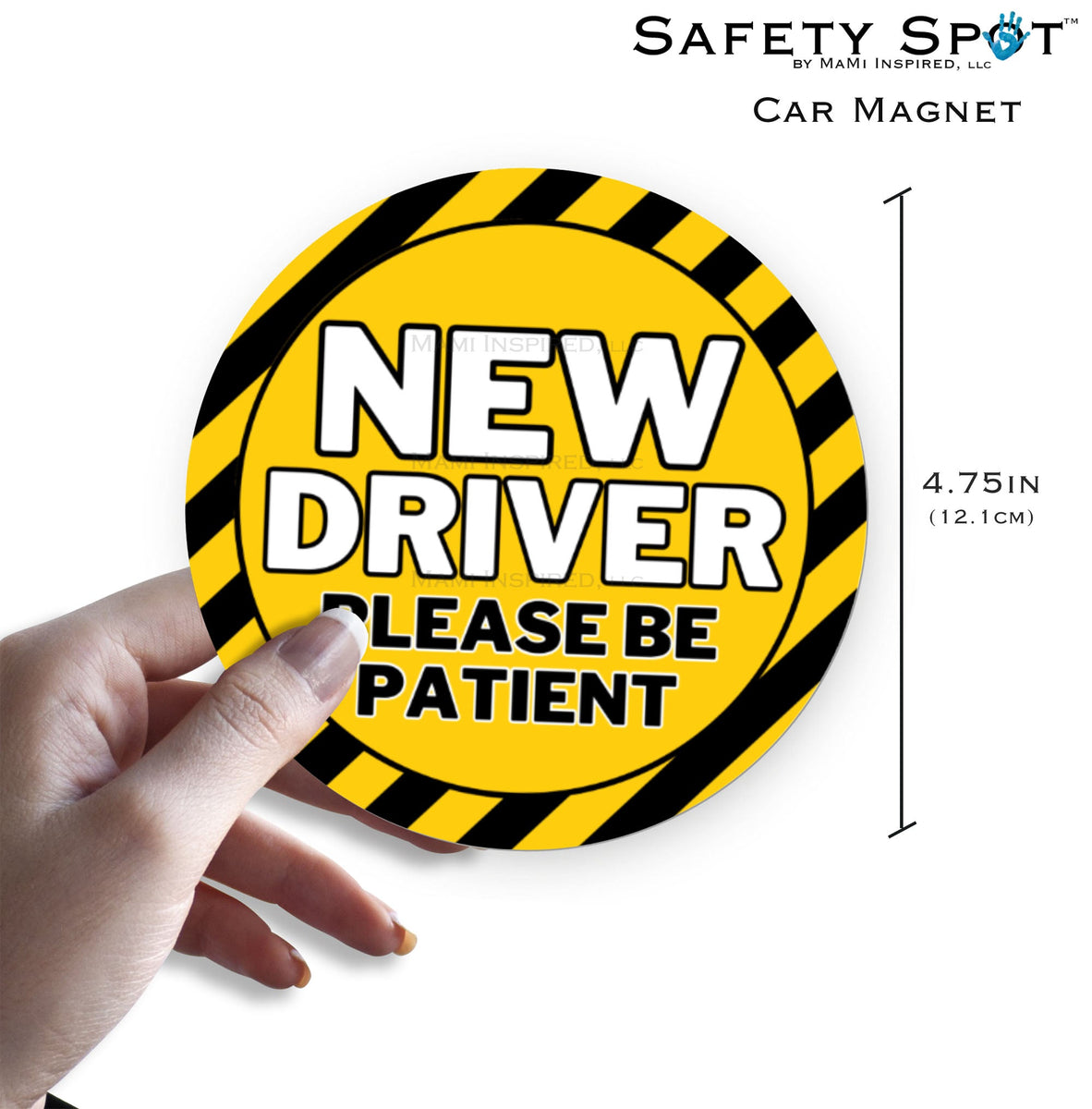 New Driver Car MAGNET, Please Be Patient Student Driver Warning Sign ...